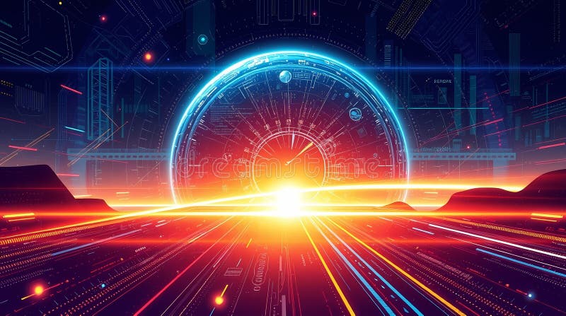 Surreal Colorful Abstract Background. Dynamic Effect. Futuristic ...