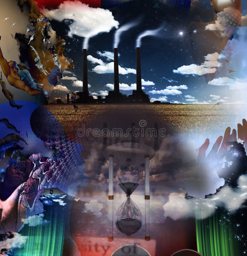 Surreal Composition stock illustration. Illustration of hour - 19724666