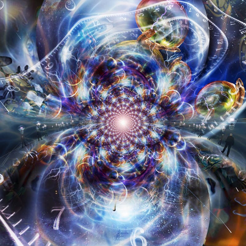 The Way to Eternity stock illustration. Illustration of galaxy - 149738009