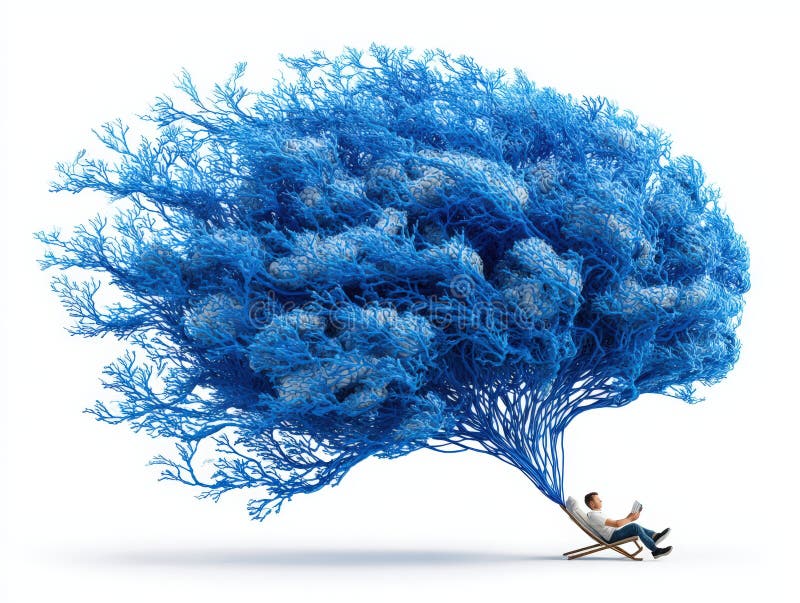 Large Blue Brain Stock Illustrations – 673 Large Blue Brain Stock ...