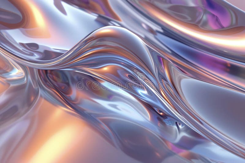 Surreal 3D Shape a Glimpse into a Technologically Advanced Realm, AI ...