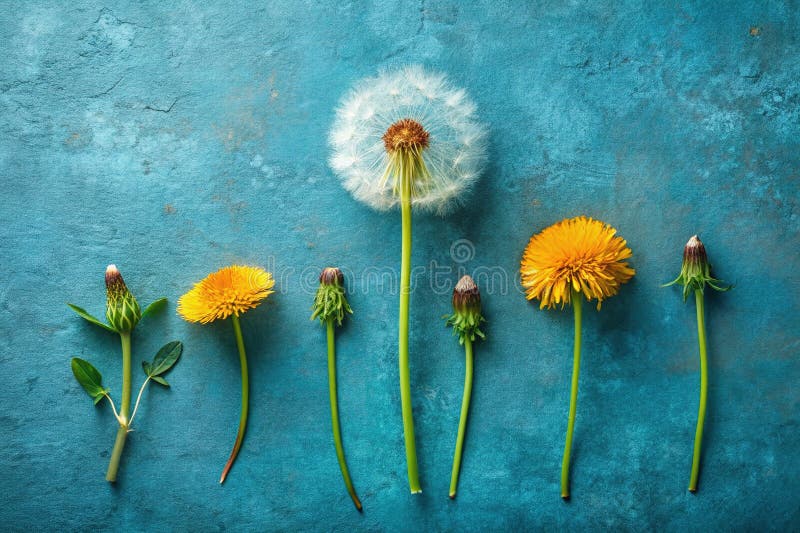 Surreal Dandelion Life Cycle a Visual Representation of Reverse ...