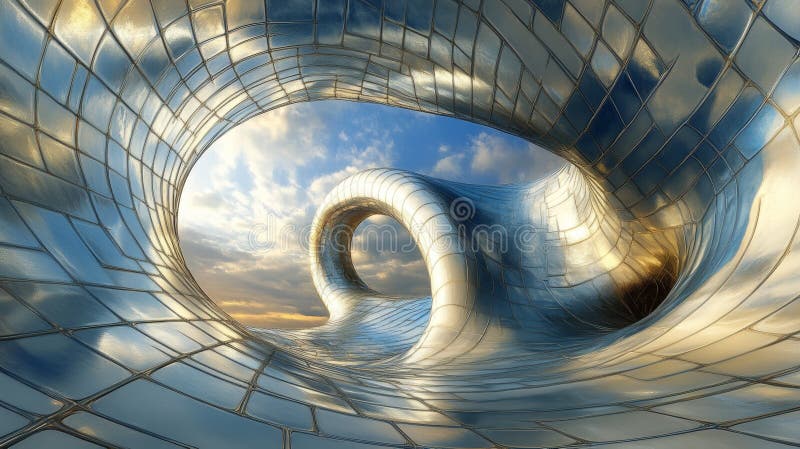 Surreal Data Flow Visualization Design with Bending Structures and ...