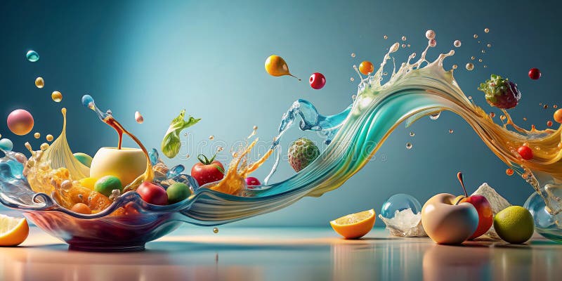 A Surreal Depiction of Fluid Motion Transforming Everyday Objects into ...
