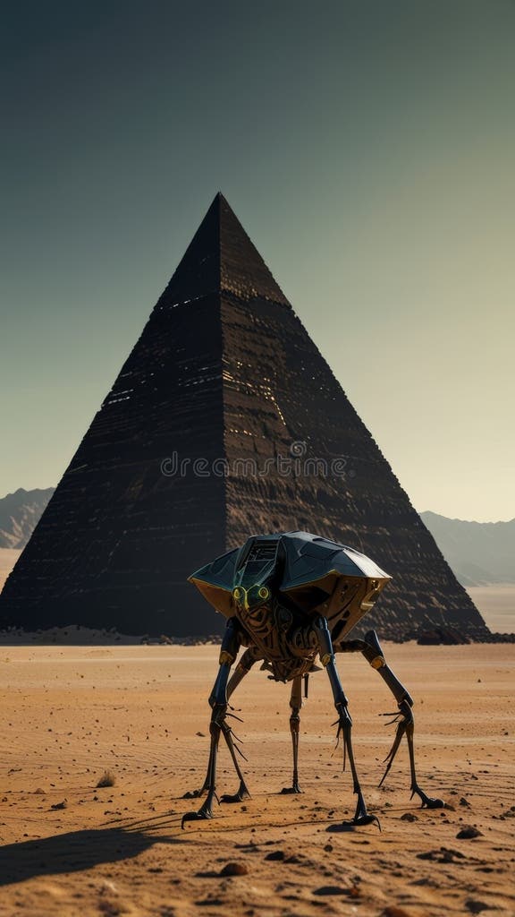 Encounter with the Insectoid Alien Civilizatio Stock Photo - Image of ...