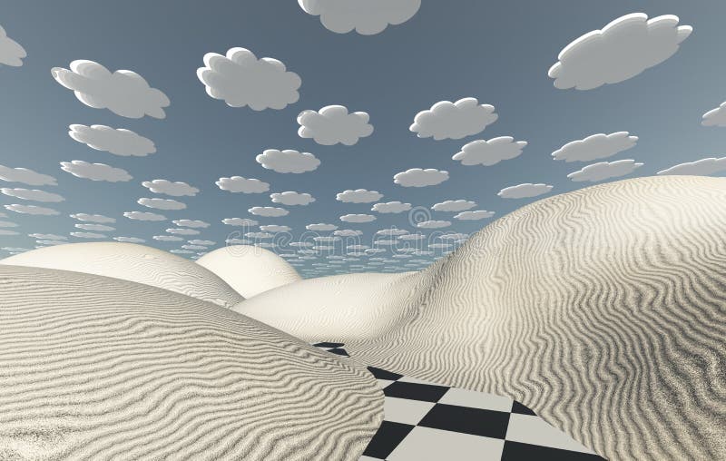 Surreal Desert Landscape stock photo. Image of nature - 233345558