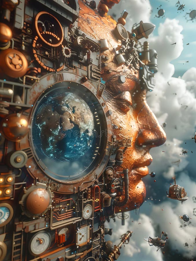 Surreal Dimensional Cosmos Captivating Digital Celestial Art with ...