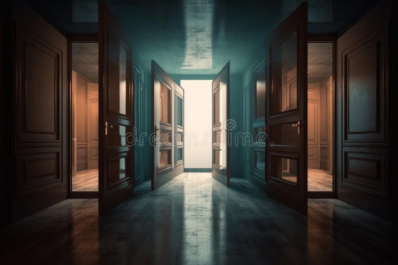 Surreal Doors Choices. Generate Ai Stock Illustration - Illustration of ... Surreal Doors Choices. Generate Ai Stock Illustration - Illustration of ...