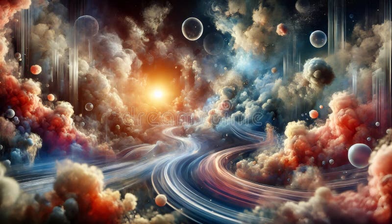 Surreal Dreamscape Blending Reality and Imagination with Fluid ...