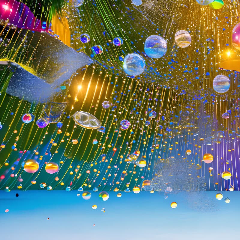 A Surreal Dreamscape of Floating Islands, with Waterfalls Cascading ...