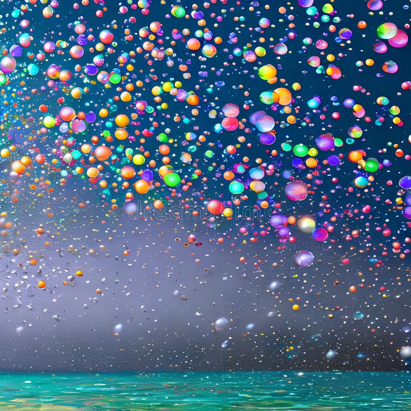 A Surreal Dreamscape of Floating Islands, with Waterfalls Cascading ...