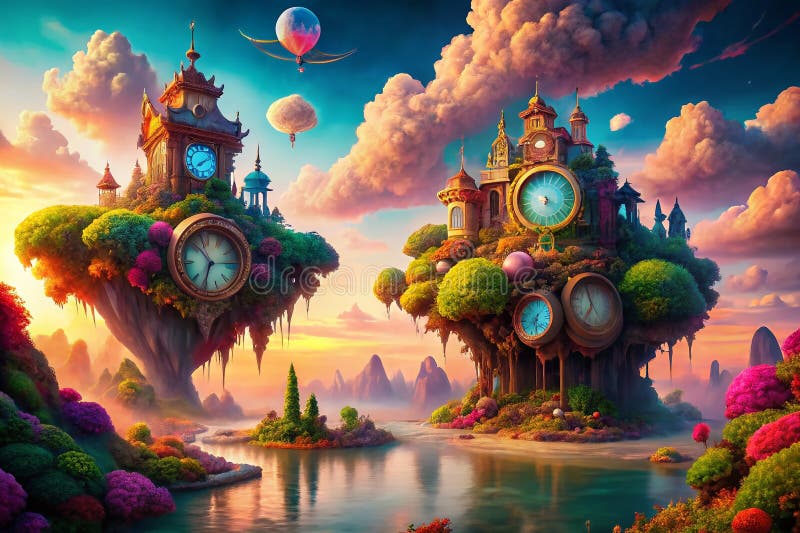 A Surreal Dreamscape of a Melting Clock Abstract Photography from March ...