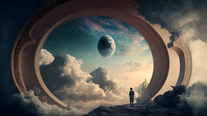 A Surreal Dreamscape of Floating Islands, Crystal Waters, and ...