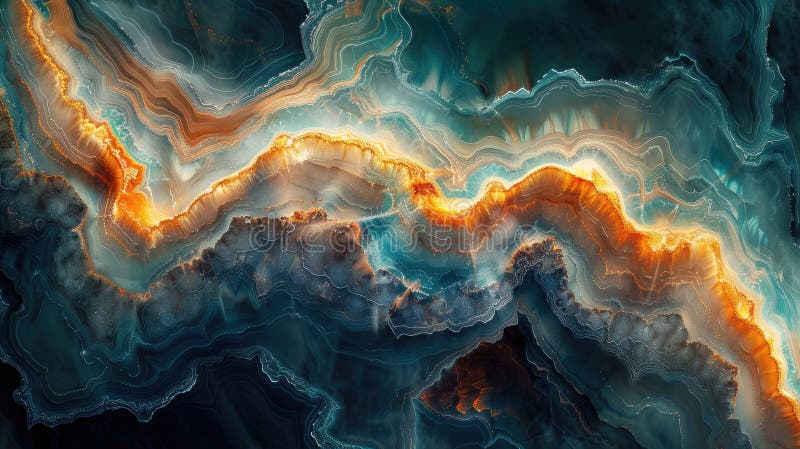 Surreal and Ethereal Abstract Background with Swirling Colors Stock ...