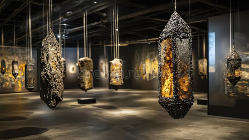 Surreal Exhibition of Carbon Artifacts in Urban Gallery Modern Art ...