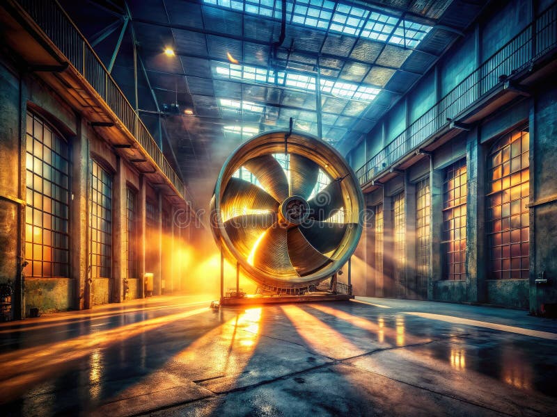 A Surreal Exploration of Industrial Ventilation a Dreamlike Factory ...