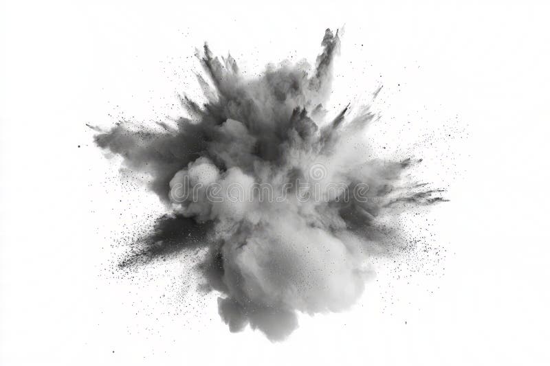 A Surreal Explosion of Soft Dust Particles, Creating a Swirling Cloud ...