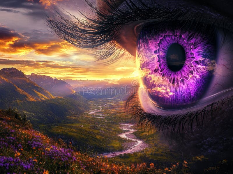 Surreal Eye Design in Lively Colors: an Abstract Interpretation of ...