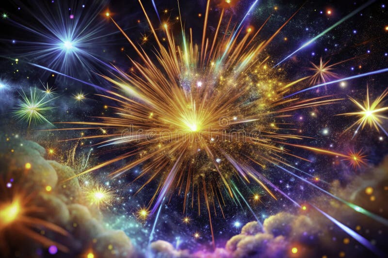 Surreal Fireworks an Abstract Photographic Exploration of Explosive ...