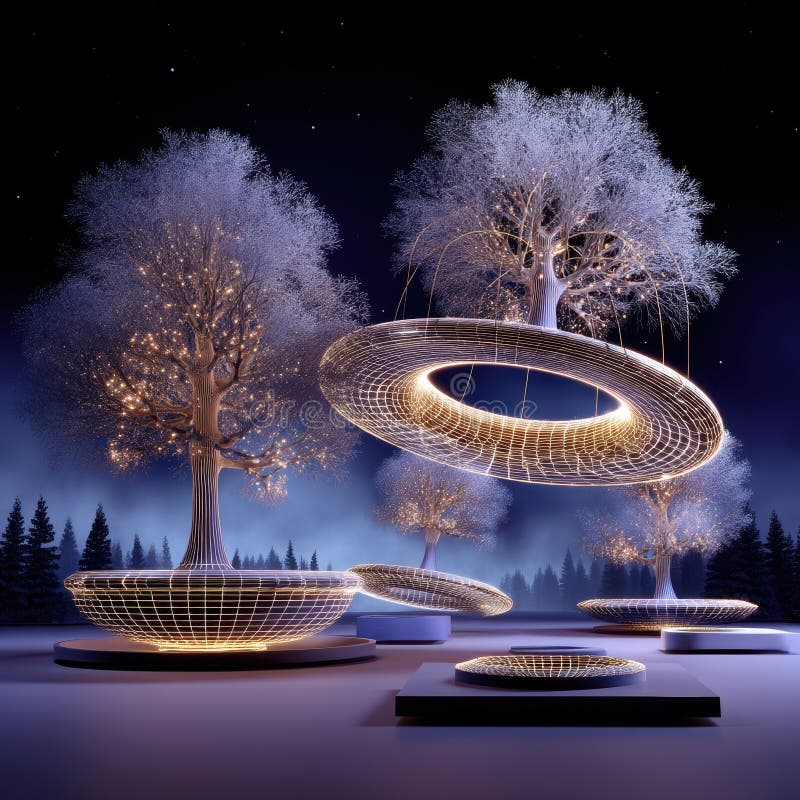 Levitating Structures Stock Illustrations – 165 Levitating Structures ...