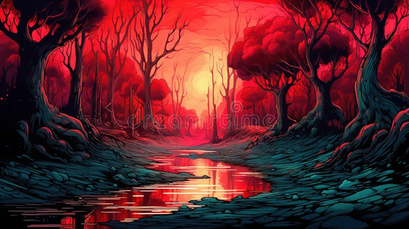 Lava Forest Stock Illustrations – 1,342 Lava Forest Stock Illustrations ...