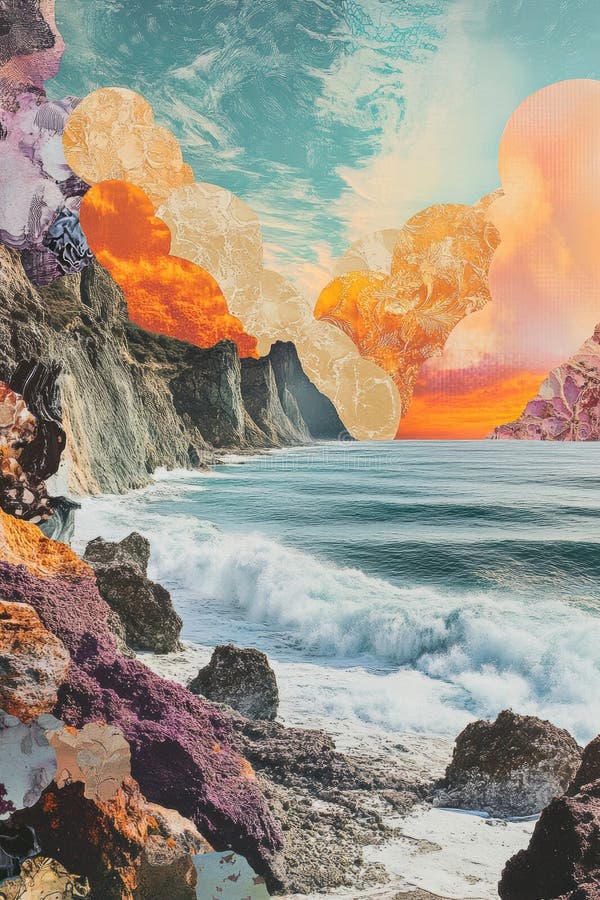 Surreal Fusion Art, Merge of Whimsical, Surreal Lands, and Abstract ...