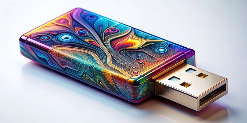 A Surreal and Futuristic USB Plug Mockup Innovative Design Concept for ...