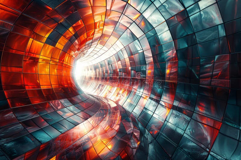 Surreal Geometric Patterns Intertwining To Create a Mesmerizing Visual ...