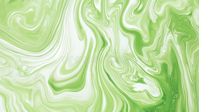 Surreal Green Marbling Texture - Abstract Organic Swirls Stock Image ...