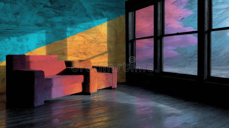 Surreal Interior Design, Windows Flung Open To Reveal a Cosmic Void ...