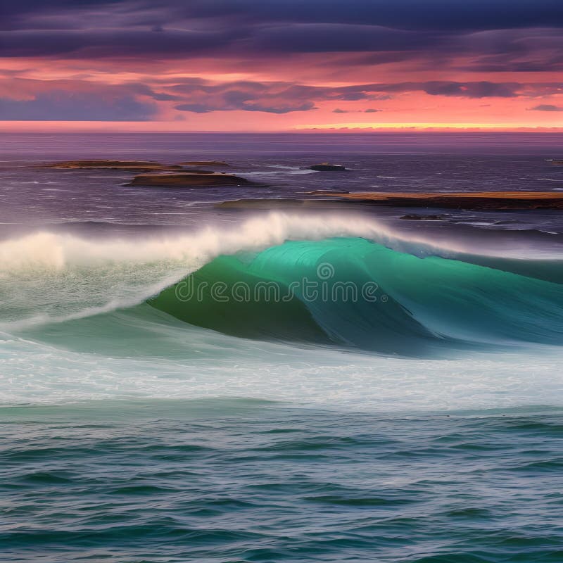A Surreal Interpretation of the Ocean, with Waves and Currents ...