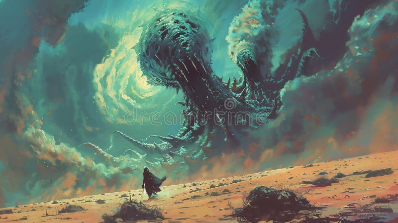 A Surreal Landscape with Shifting Landscapes that Defy Reality Stock ...