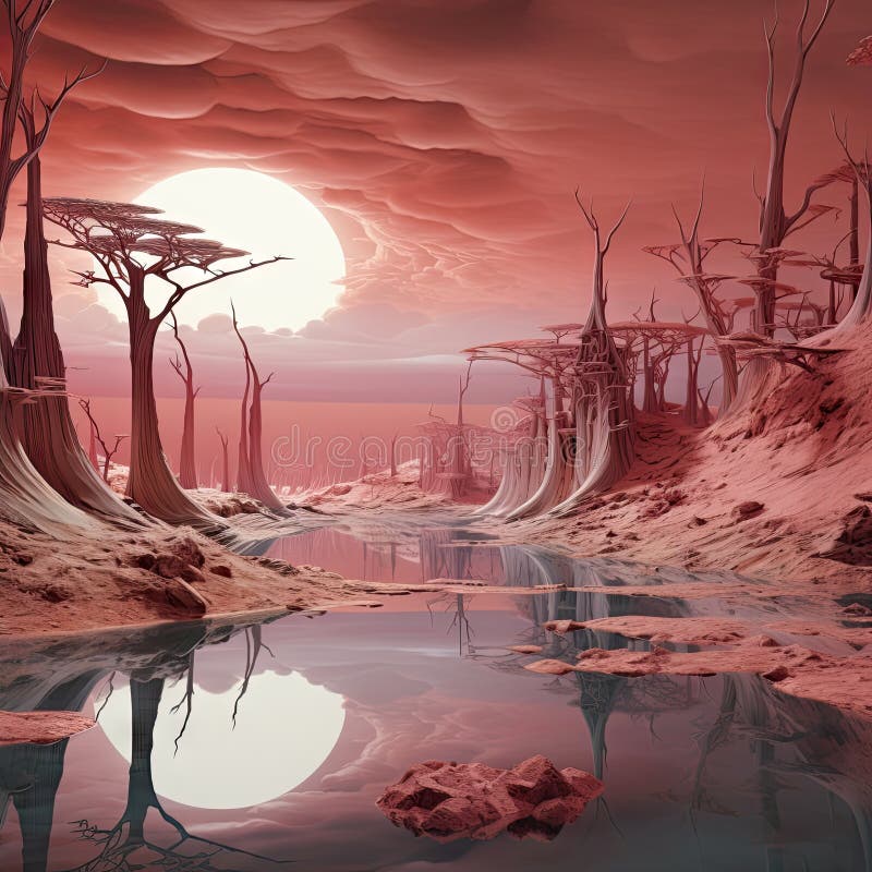 Surreal Landscapes or Compositions Stock Image - Image of land ...