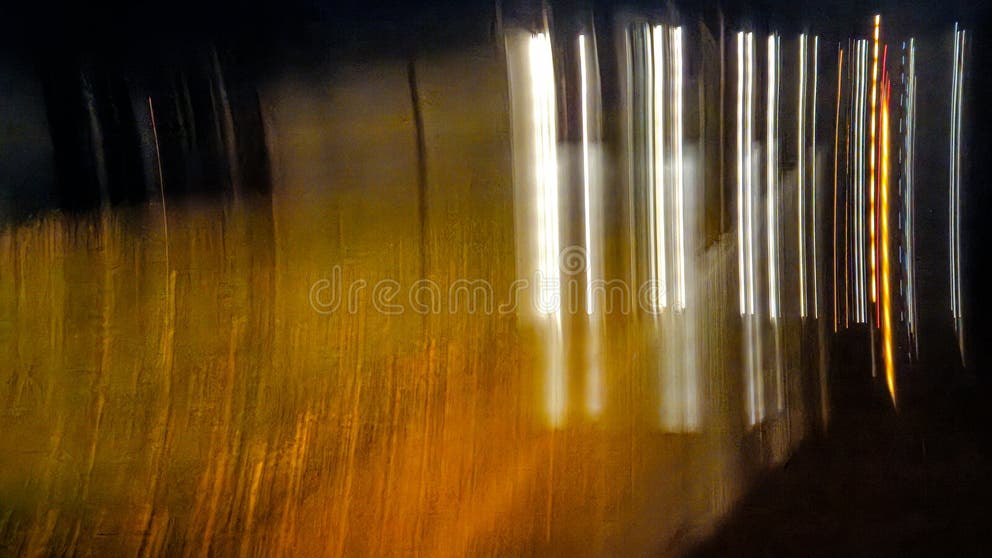 Surreal Light Rods Glow Abstract Motion Blur Effect on Black Technology ...