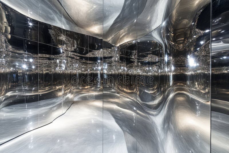 Surreal Mirrored Infinity Room Where Reflections Bounce Endlessly ...