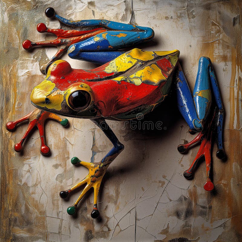 Surreal Multicolored Frog Ai Stock Illustrations – 9 Surreal ...