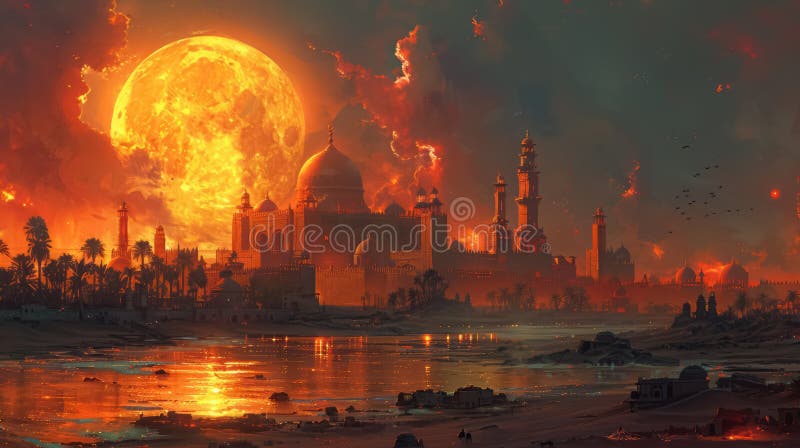 Surreal Mystical Fantasy Artwork. Impossible Art Stock Illustration ...