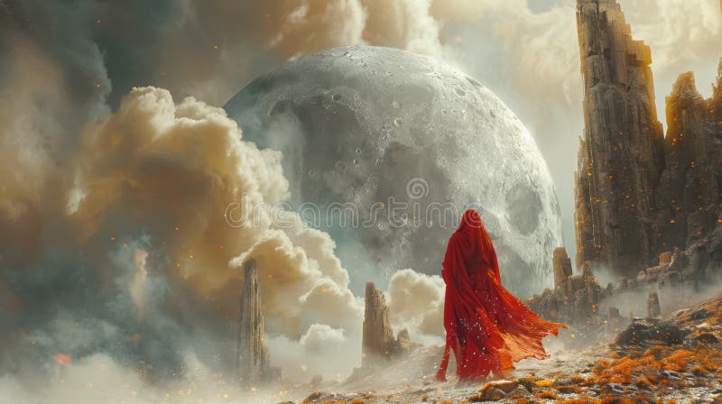 Surreal Mystical Fantasy Artwork. Impossible Art Stock Illustration ...