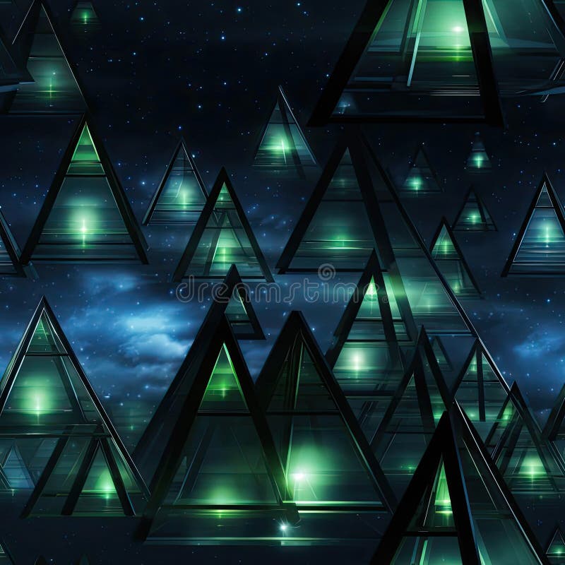 Glowing Pyramids Stock Illustrations – 284 Glowing Pyramids Stock ...