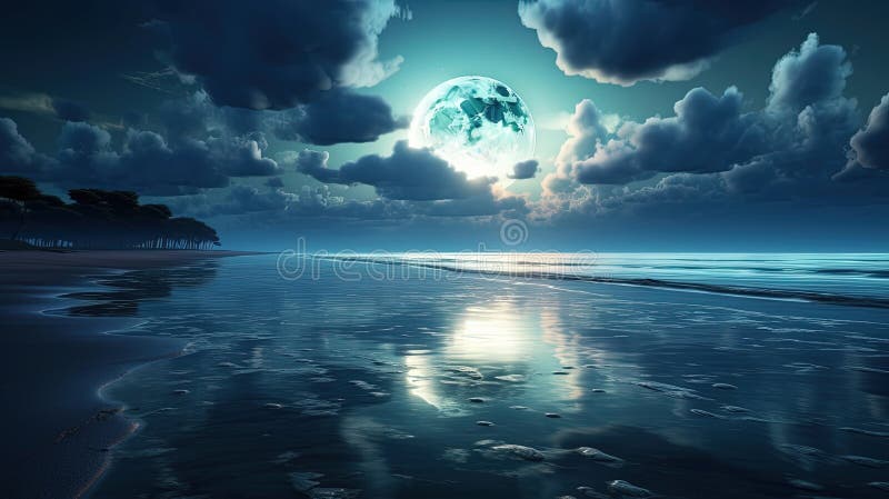 Featuring Moonlight Stock Illustrations – 264 Featuring Moonlight Stock ...