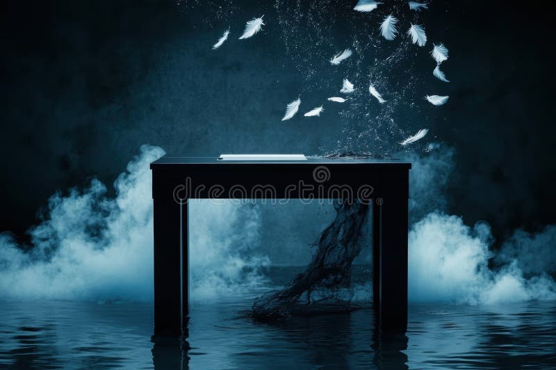 Surreal Office Space, Surreal Office Water Desk, Feather Walls, Empty ...