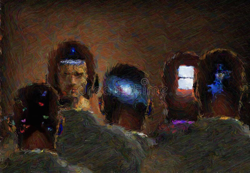 Different Minds stock vector. Illustration of figure - 35641918