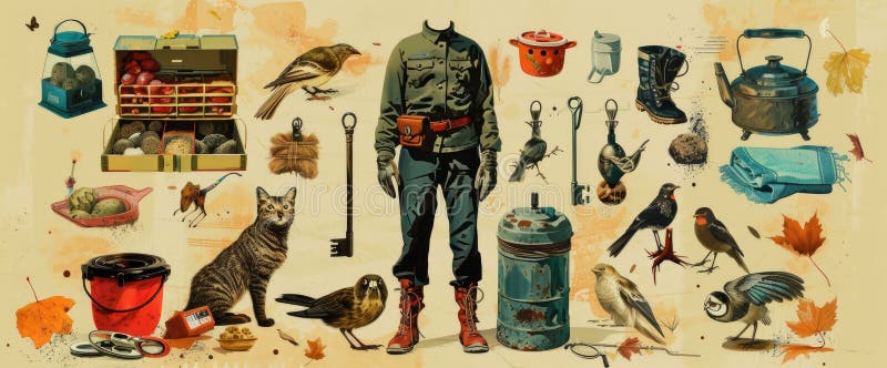 Including Random Wires of Electricity. Electricity Poles. Stock Photo ...