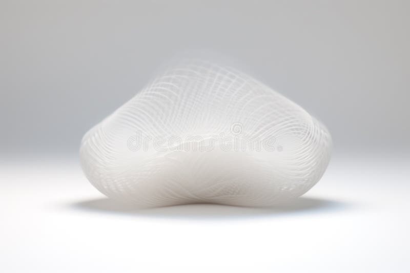 Surreal and Parametric Geometric Shape Object Background Stock ...