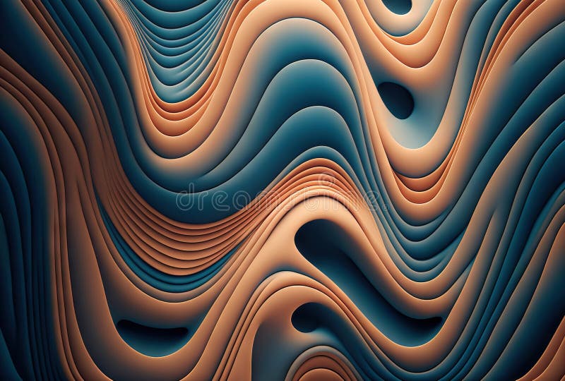 Surreal Pattern Background in Vintage Style. Generative AI Stock ...