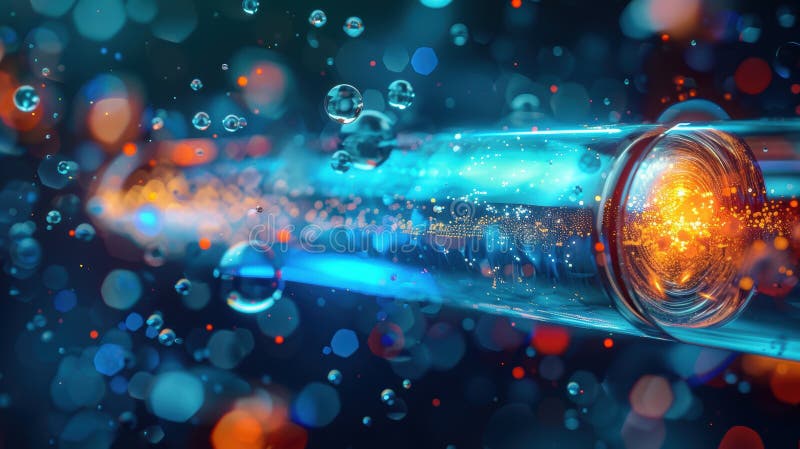 Surreal Progress Bar with Glowing Liquid and Floating Particles for ...