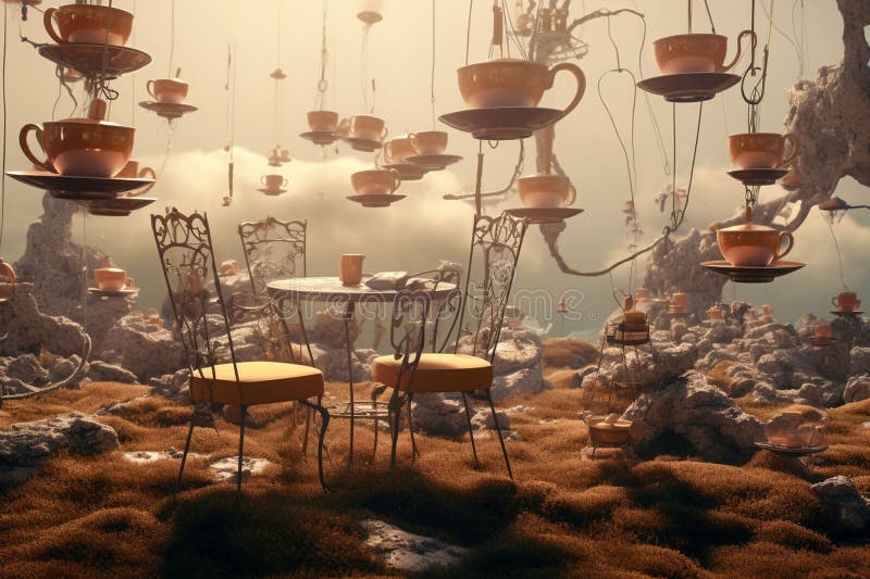 Postapocalyptic Tea Party Stock Illustrations – 4 Postapocalyptic Tea ...