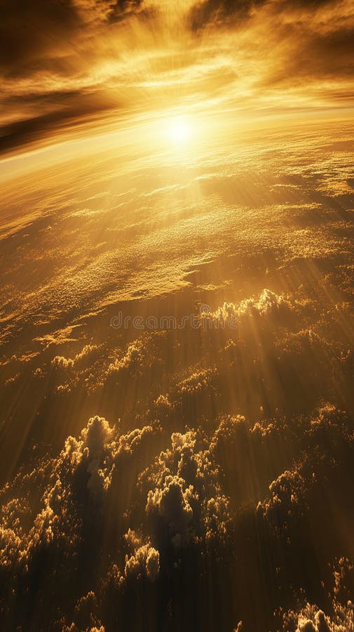 Surreal Representation of Solar Particles Forming Intricate Light ...