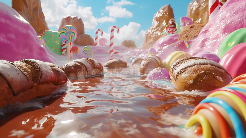 Chocolate River Stock Illustrations – 694 Chocolate River Stock ...