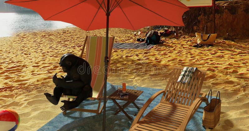 Surreal Monkey Stock Illustrations – 299 Surreal Monkey Stock ...